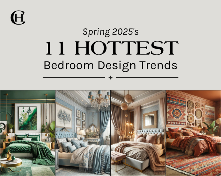 Top 11 Spring 2025 Bedroom Trends | Castle Home - Luxury Bedding
