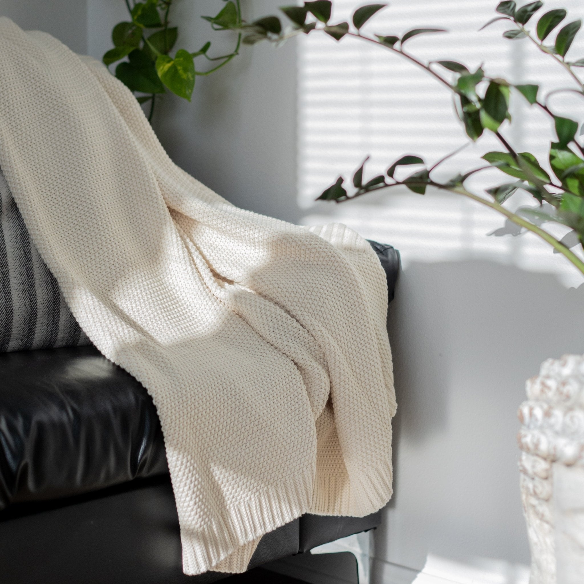 Neutral Throw Blankets | Castle Home - Luxury Bedding & Decor